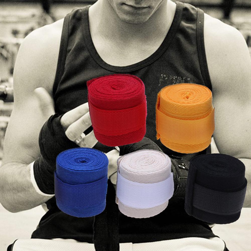 Sports Strap Boxing Bandage Muay MMA Taekwondo Hand Glove Wrap | Shopee ...