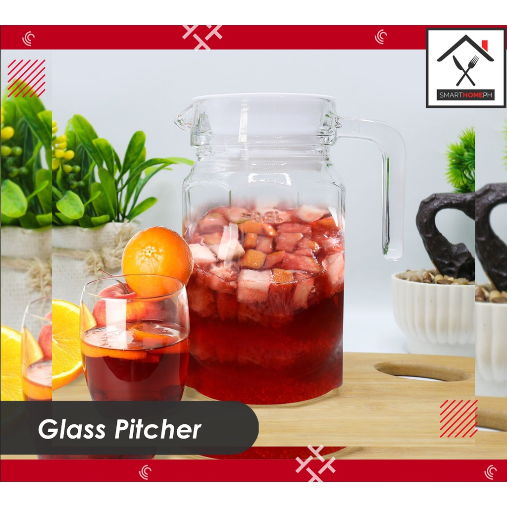 Smart Home Glass Pitcher 500ml glass/clear glassware glass pitcher for ...