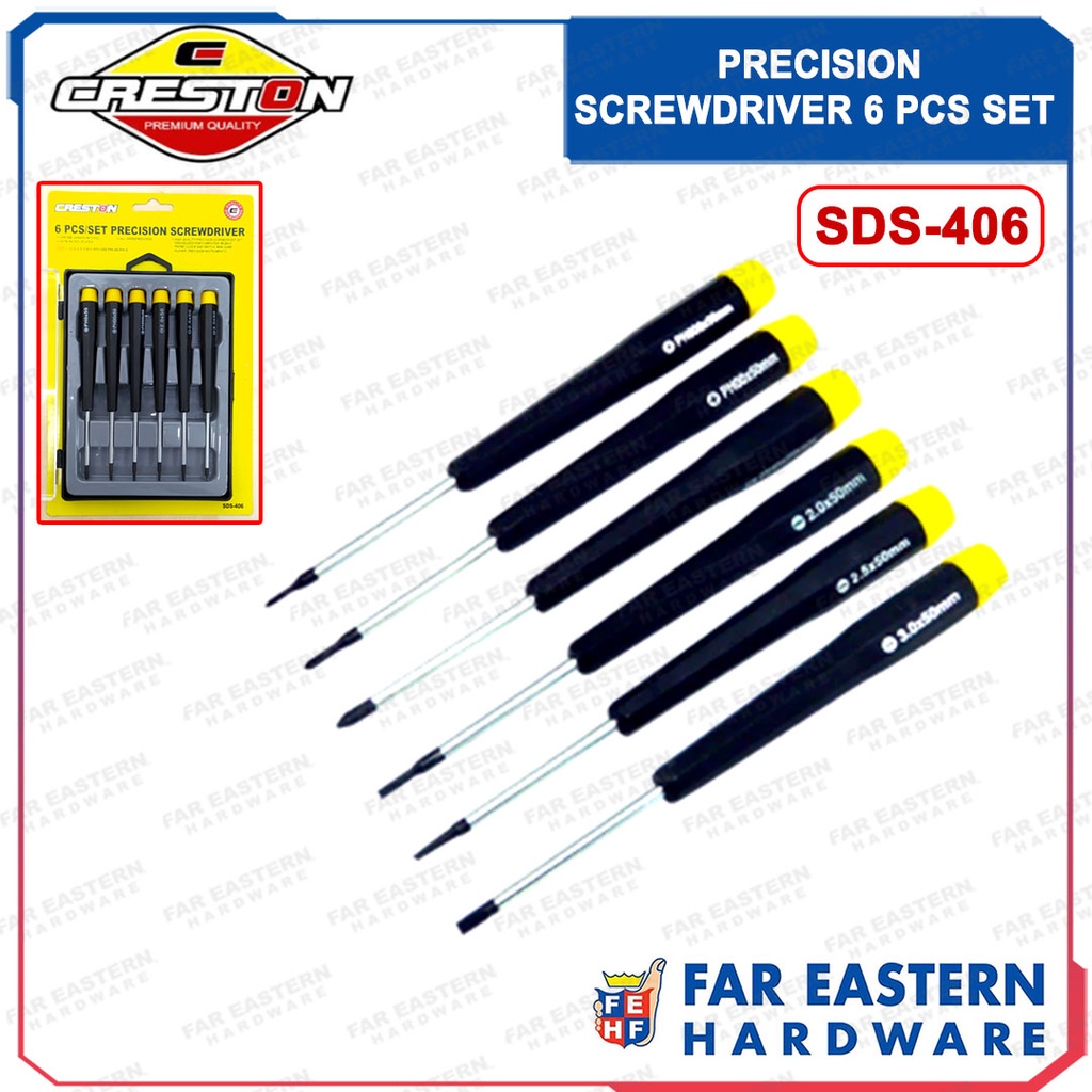 CRESTON Precision Screwdriver Screw Bit Set CRHT | Shopee Philippines