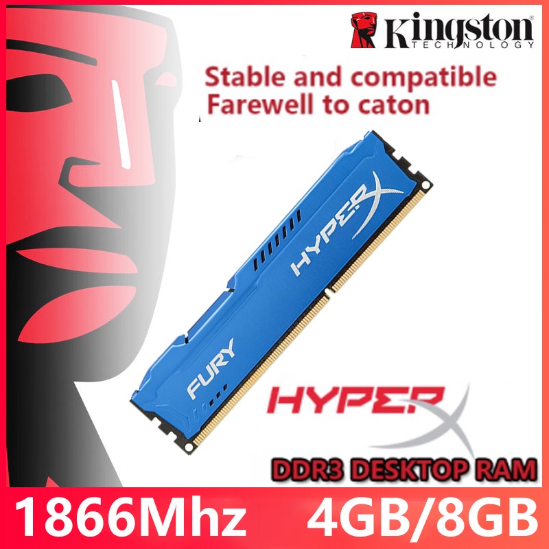 Kingston HyperX DDR3 RAM 4g/8g 1866MHz DIMM memoria ram for desktop ...