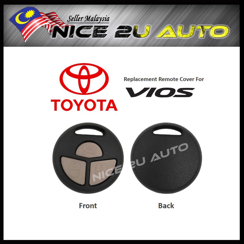 Toyota Vios Altis 3 Button Remote Case | Shopee Philippines