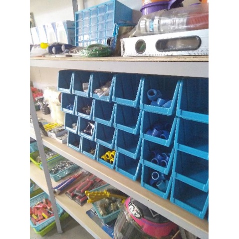 LARGE XL XXL Stackable Bin Boxes Storage Organizer Supplies Tools Bin ...