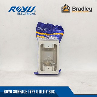 Royu Surface Type Utility Box with Scew and Tox (RUB2) | Shopee Philippines