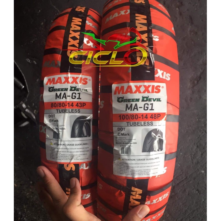 Maxxis 14 80/80 90/80 100/80 14 F/R Mio/Beat/Click/Skydrive | Shopee ...