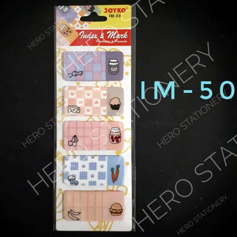 Index mark joyko bookmark sticker with food motif IM-50 | Shopee ...