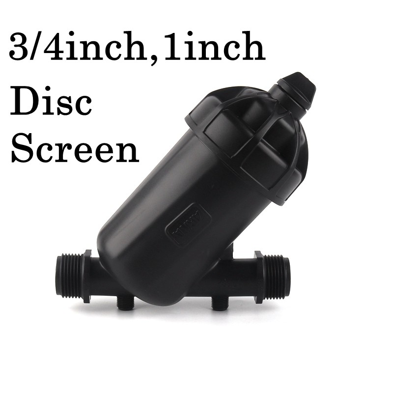 1pc 3/4"1" Disc Filter Male Thread Screen Filter Garden Watering Metal ...