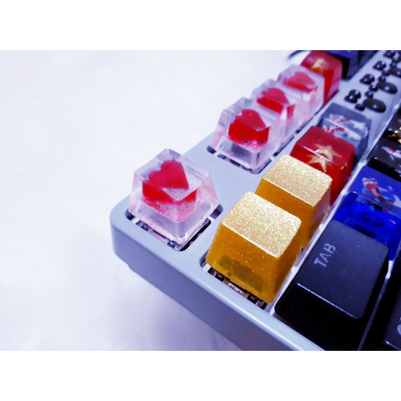 Keycap Heart 3D Decorated gaming Keyboard. | Shopee Philippines