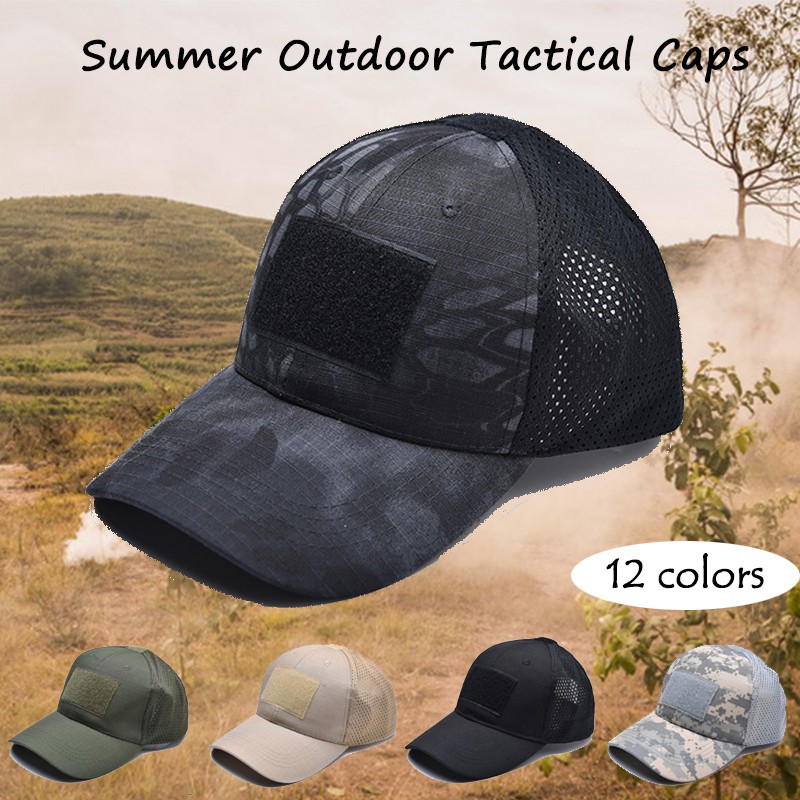 Summer Sports Cap Outdoor Sports Hat Training Camo Pattern Caps ...