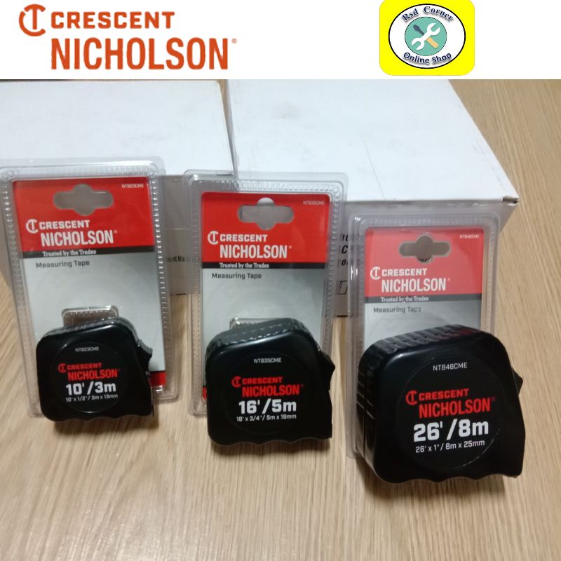 NICHOLSON TAPE MEASURE (3meters, 5meters, 8meters,) | Shopee Philippines