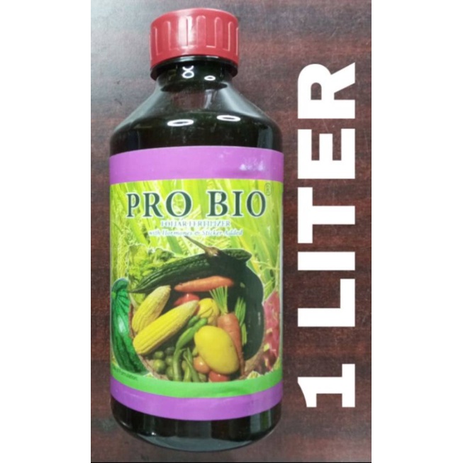 PRO BIO FOLIAR FERTILIZER WITH HORMONES AND STICKER ADDED 1 LITER ...