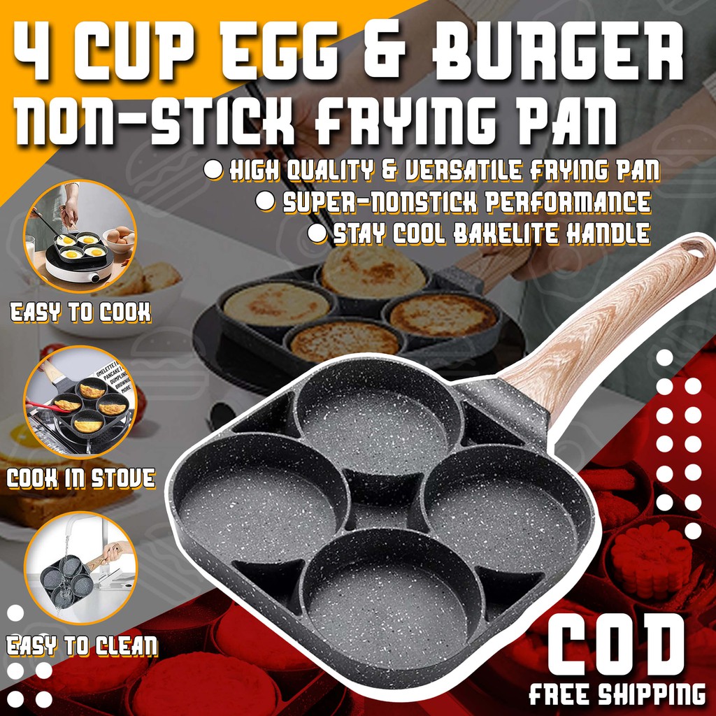 Authentic Multi-Purpose 4 Hole Frying Pan | Shopee Philippines