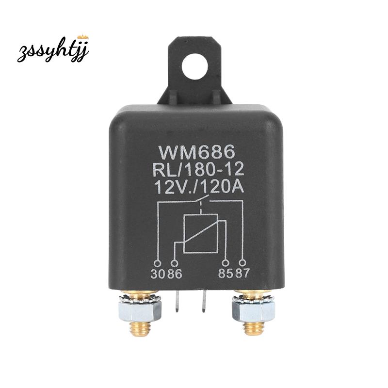 DC 12V Relay Battery Isolating Relay 12V / 120A Peak Load for Car ...