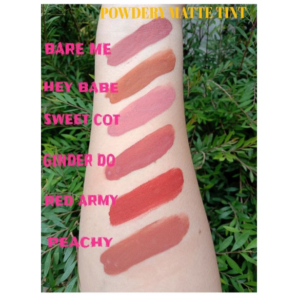 POWDERY MATTE LIPTINT LONGLASTING (10ml) | Shopee Philippines
