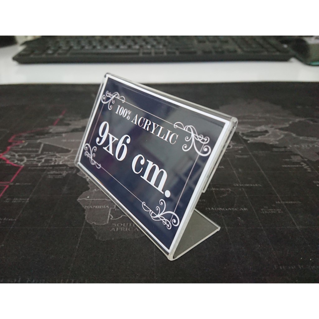 Acrylic Sign 9x6 Cm Name Tag Table | Shopee Philippines