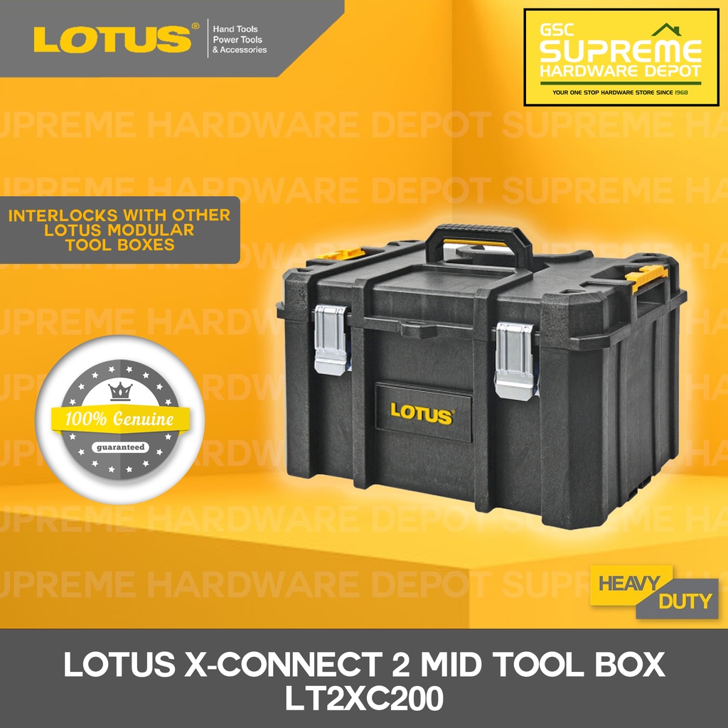 Lotus X-Connect2 Modular Mid Tool Box LT2XC200 | Shopee Philippines
