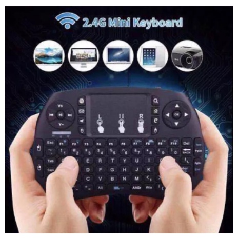 Mini Keyboard 2.4 GHz Multi-media Remote Control and Touchpad Function | Shopee Philippines