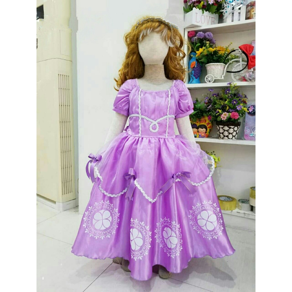 UNGU Purple Sofia Princess Costume 04 Character Dress Children's ...
