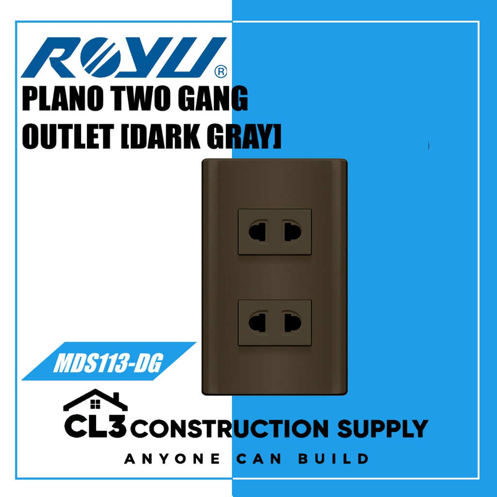 ROYU PLANO 2 GANG OUTLET | Shopee Philippines