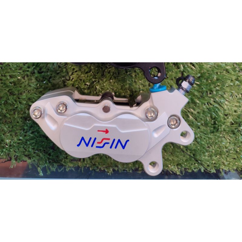 Nissin 4pot 2pot Caliper Set w/ 220mm Float Disk (Mio/Sporty/Soul Carb/M3/Fino) *Bracket ...