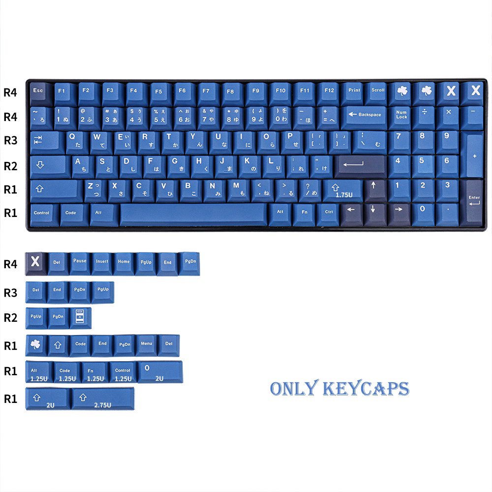 PBT Keycap 129 Keys Cherry Profile DYE-SUB Personalized GMK Striker ...