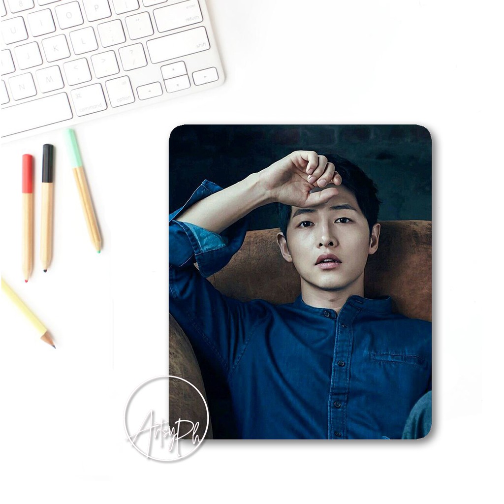 Artsy Mouse Pad (5mm Thick) - Korean Actor SONG JOONG KI | Shopee ...