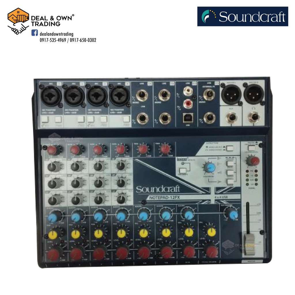 Original Soundcraft Notepad-12FX professional mixer with usb , audio ...