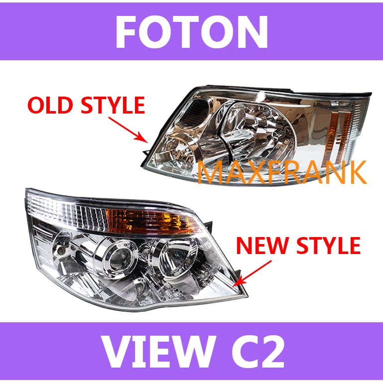 FOR Foton View C2 HEADLAMP HEADLIGHT LENS HEAD LAMP FRONT LIGHT ...