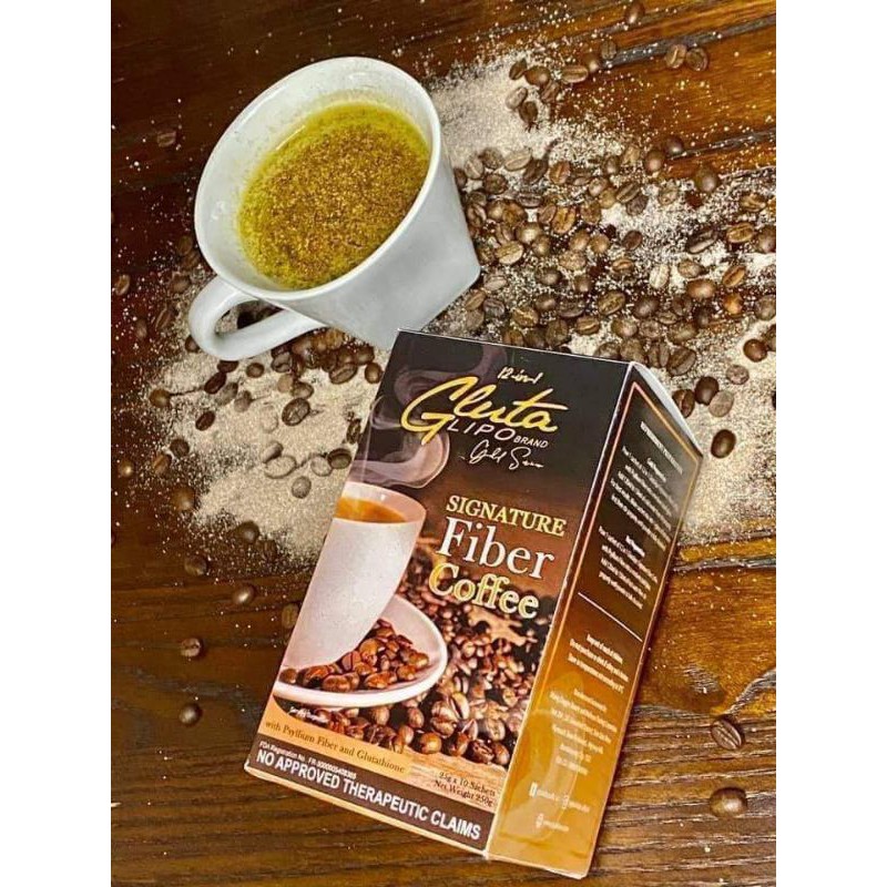 Fiber coffee from glutalipo signature | Shopee Philippines
