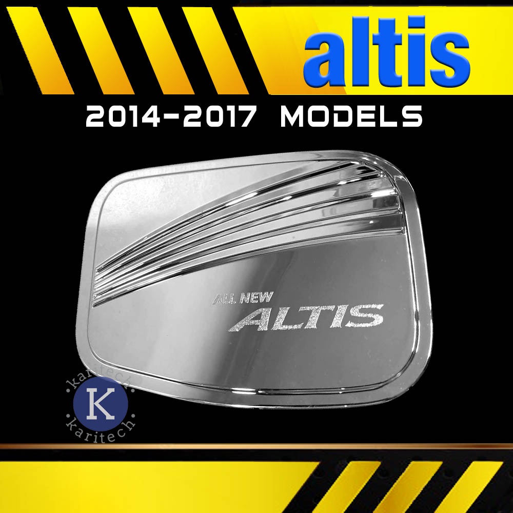 Toyota Altis 2014 2015 2016 2017 ( Chrome ) Gas Tank Cover - | Shopee ...