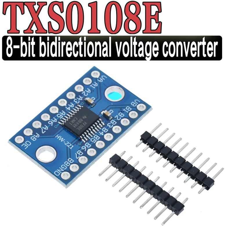 3.3V 5V TXS0108E 8-channel logic level bidirectional conversion module ...