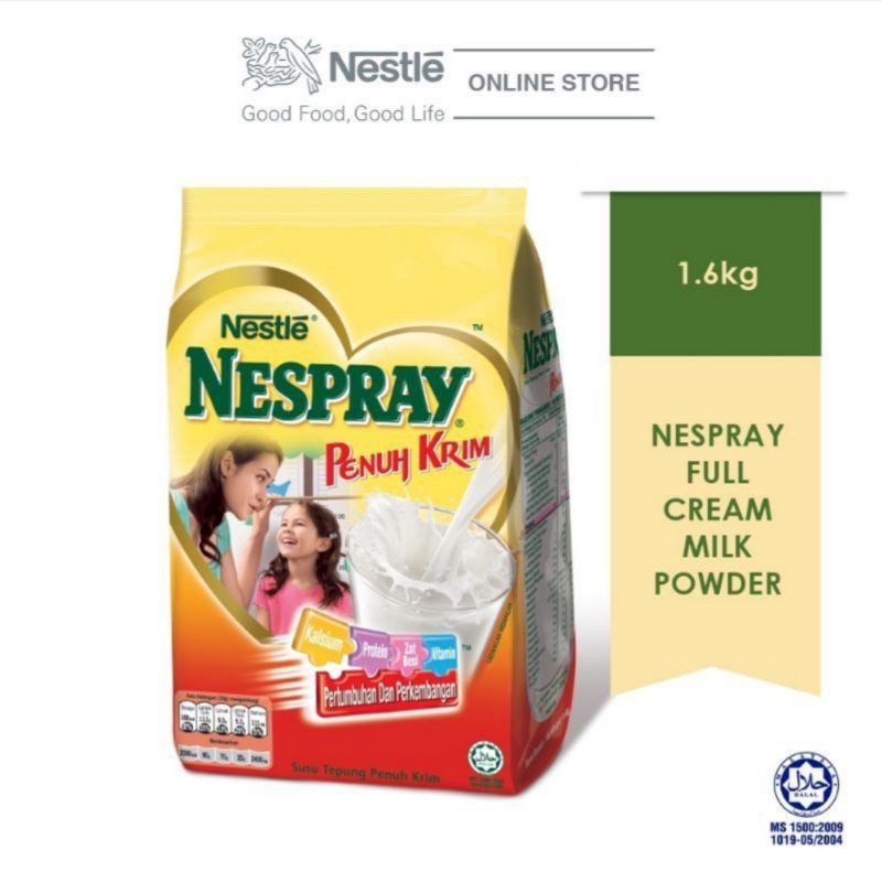 Nestle Nespray 1/6 kg full cream Malaysia | Shopee Philippines