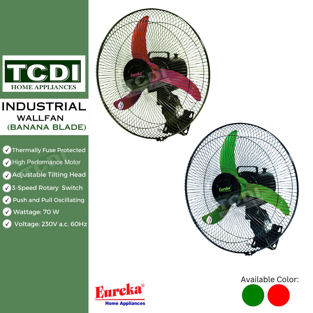 Eureka Industrial Wall Fan 16 and 18 inches Banana Blade (EIWF16B and ...