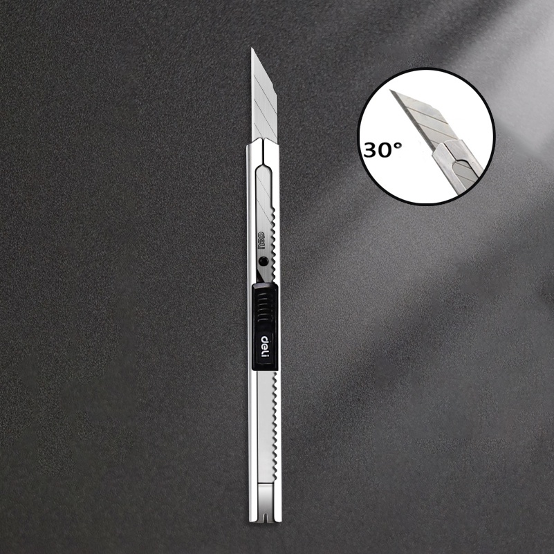 Deli Stainless Steel Cutter Retractable Cutter For Cutting Paper ...