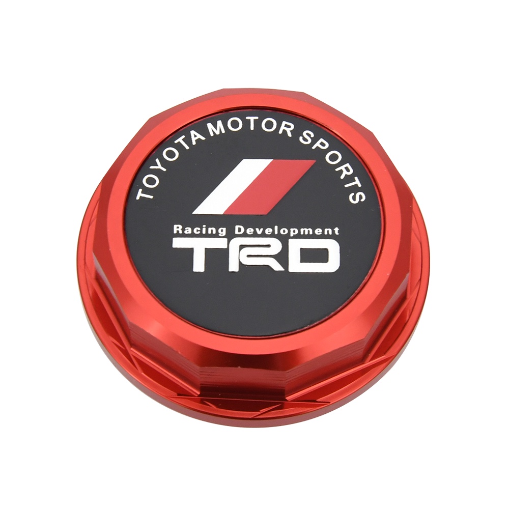 Aluminium Car Engine Oil Cap TRD Logo Emblem Oil Tank Cap For TOYOTA ...