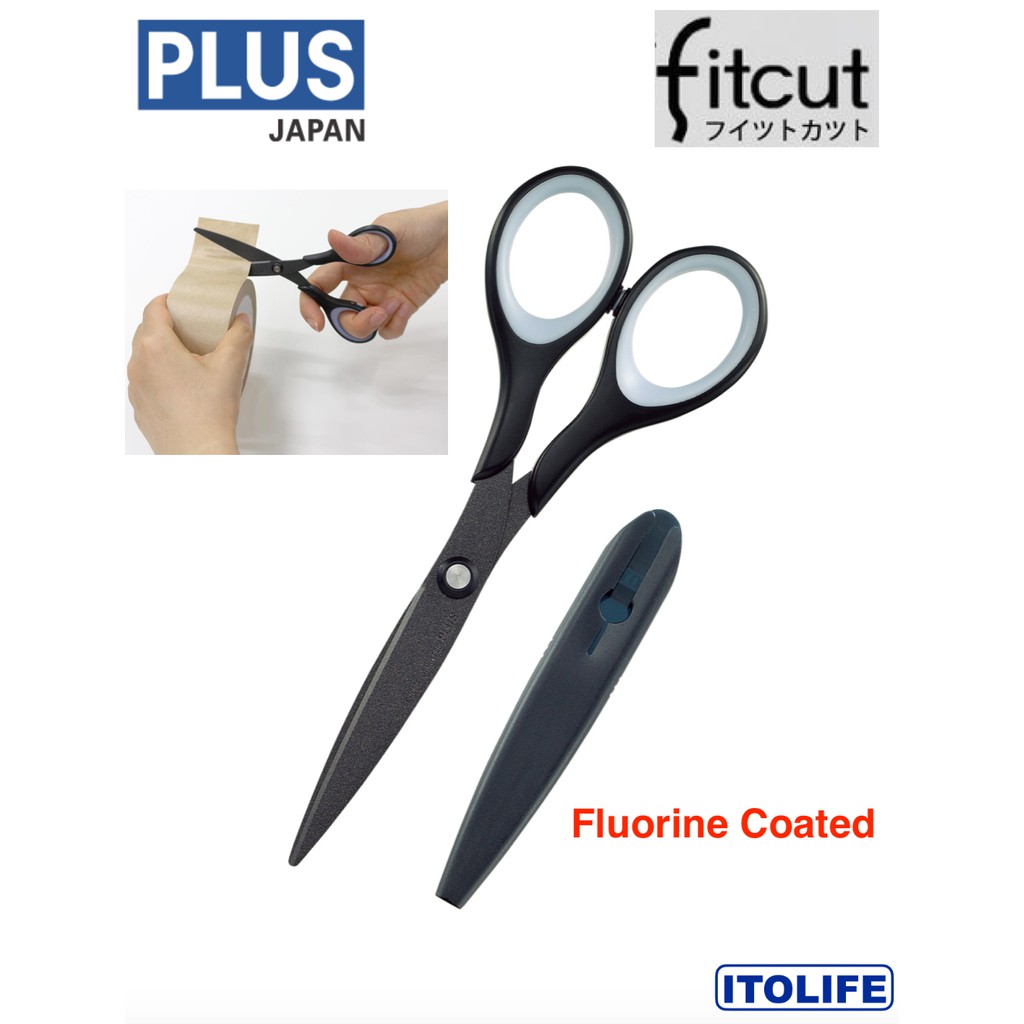 PLUS Fitcut Scissors StainlessSteel Fluorine Coated SC-160SF | Shopee ...