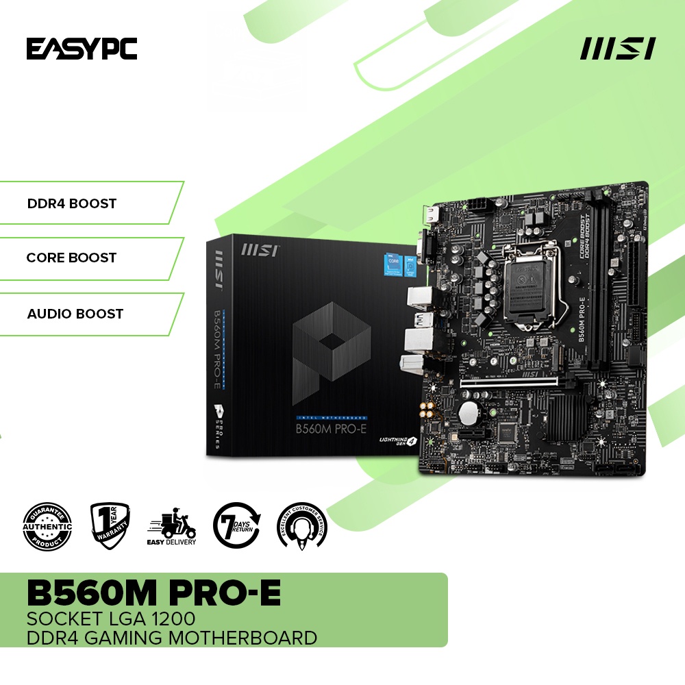 EasyPC | MSI B560M Pro-E Socket LGA 1200 up to 4800(OC) MHz | B560 ...