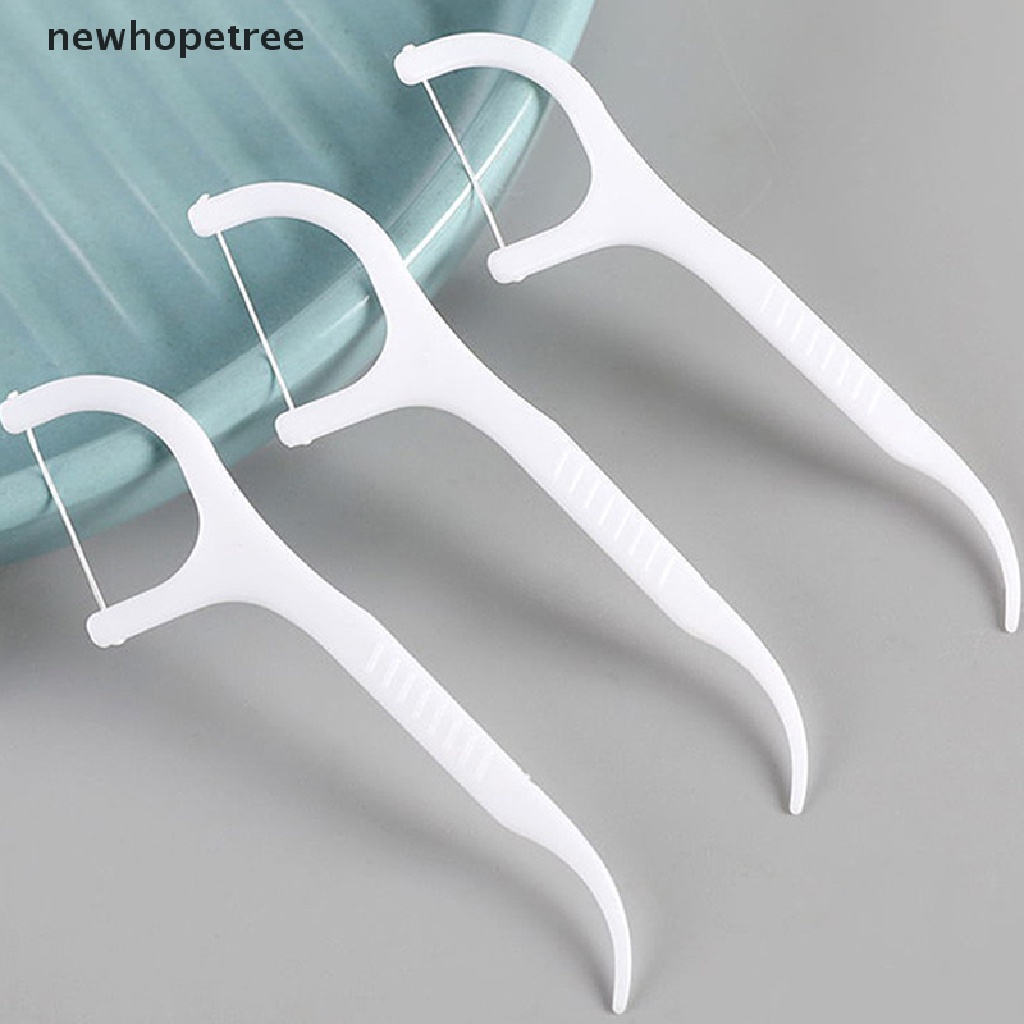 NTPH 30/50pcs Floss Flosser Picks Toothpicks Teeth Stick Tooth Cleaning ...