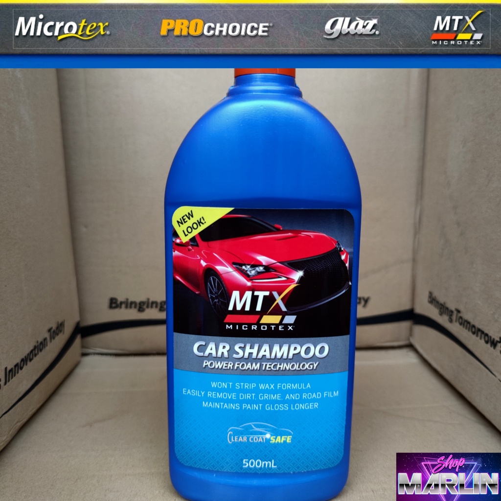Microtex MTX Car Shampoo 500ml | Shopee Philippines