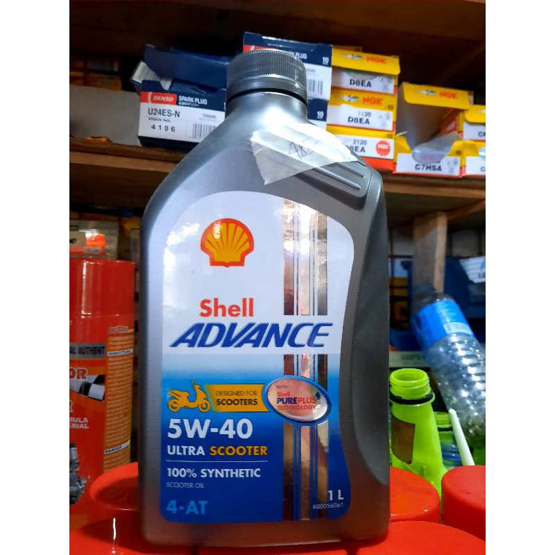 SHELL ADVANCE ULTRA SCOOTER 5W-40 1 LITER | Shopee Philippines