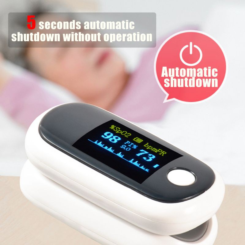 cozy* Rechargeable USB Finger Clip Fingertip Pulse Oximeter Heart Rate PI SpO2 Monitor | Shopee ...