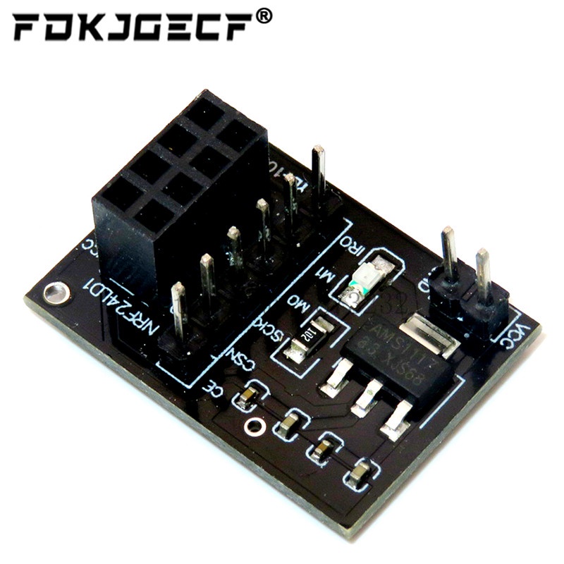 NRF24L01 3.3V Wireless adapter module New Socket Adapter plate Board ...