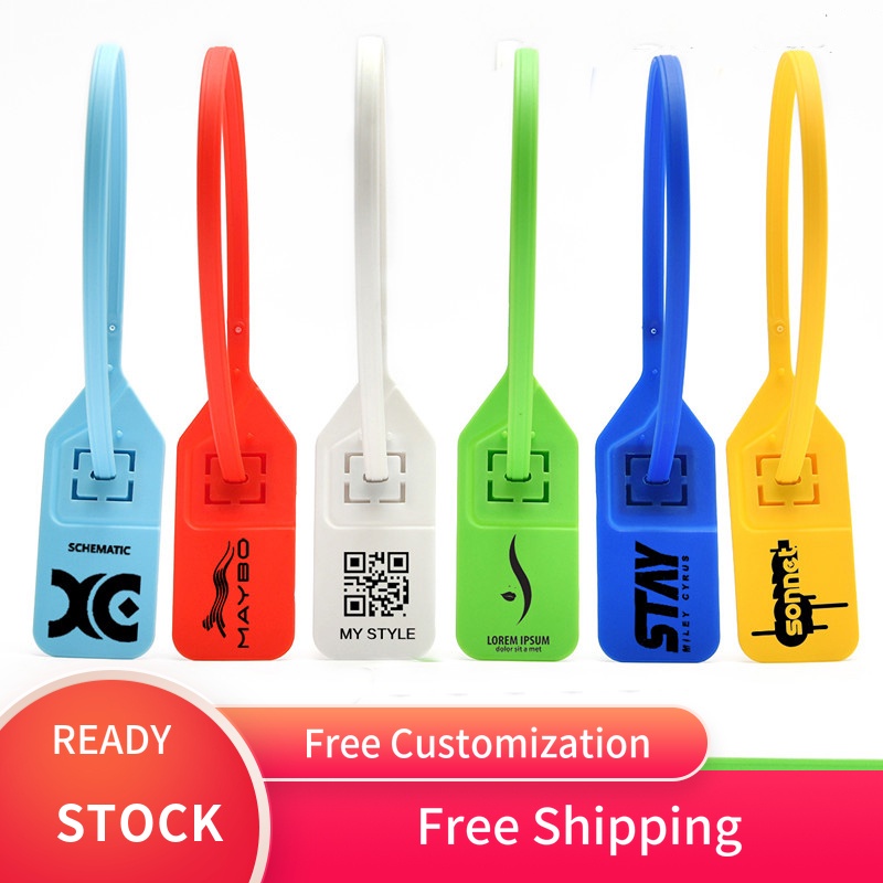 READY STOCK 15inch Long Plastic Security Tags Numbered Pull Ties ...