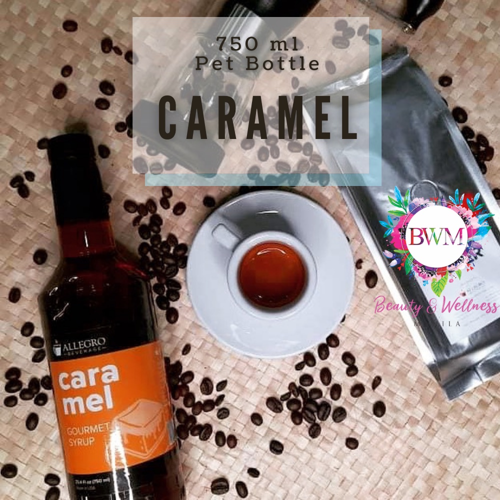 ALLEGRO CARAMEL COFFEE SYRUP 750 ML PET BOTTLE | Shopee Philippines