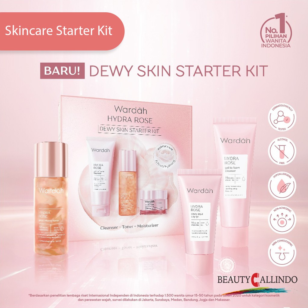 Wardah Hydra Rose Starter Kit | Shopee Philippines