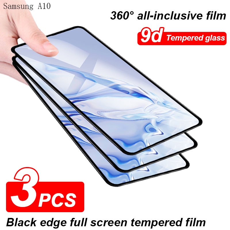 3Pcs 9D Tempered Glass for Samsung galaxy A10 A30 A20 A50 A30S A50S A70 ...