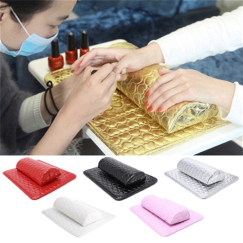 Fashion Salon Arm Rest Manicure Tool Professional Nail Art Soft Sponge ...