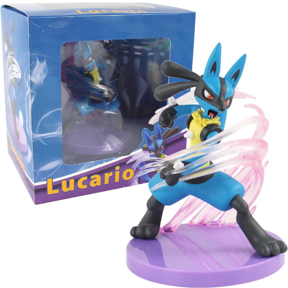 Anime monster Lucario PVC Model Figure in Action Figures Toys ...
