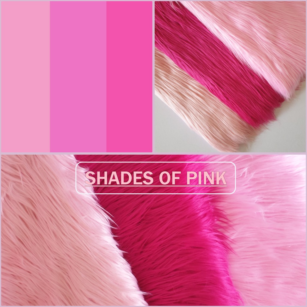 Pink Flamingo classy design/faux fur fabric for flatlays and home decor ...