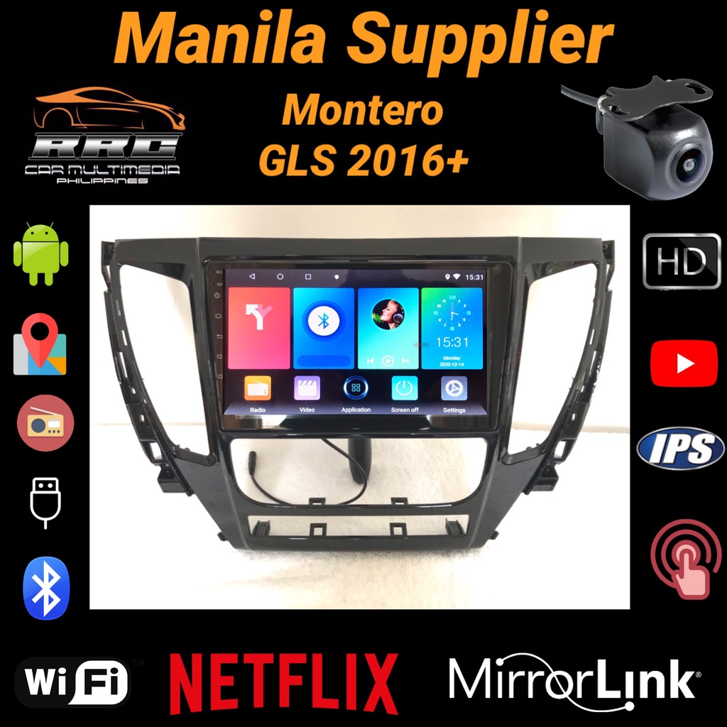 RRC 9inch Android Headunit for Mitsubishi Montero GLS 2016 2017 2018 ...