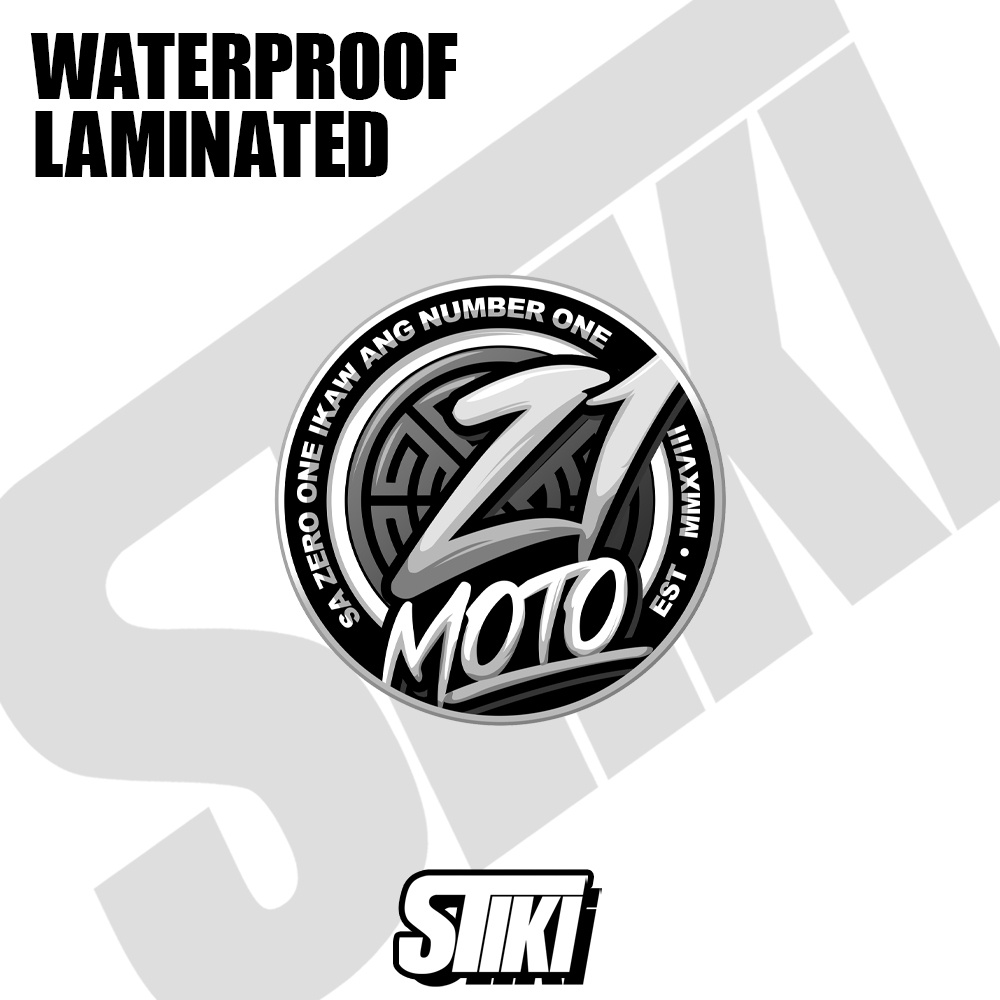 Zero One Moto Sticker WATERPROOF | Shopee Philippines
